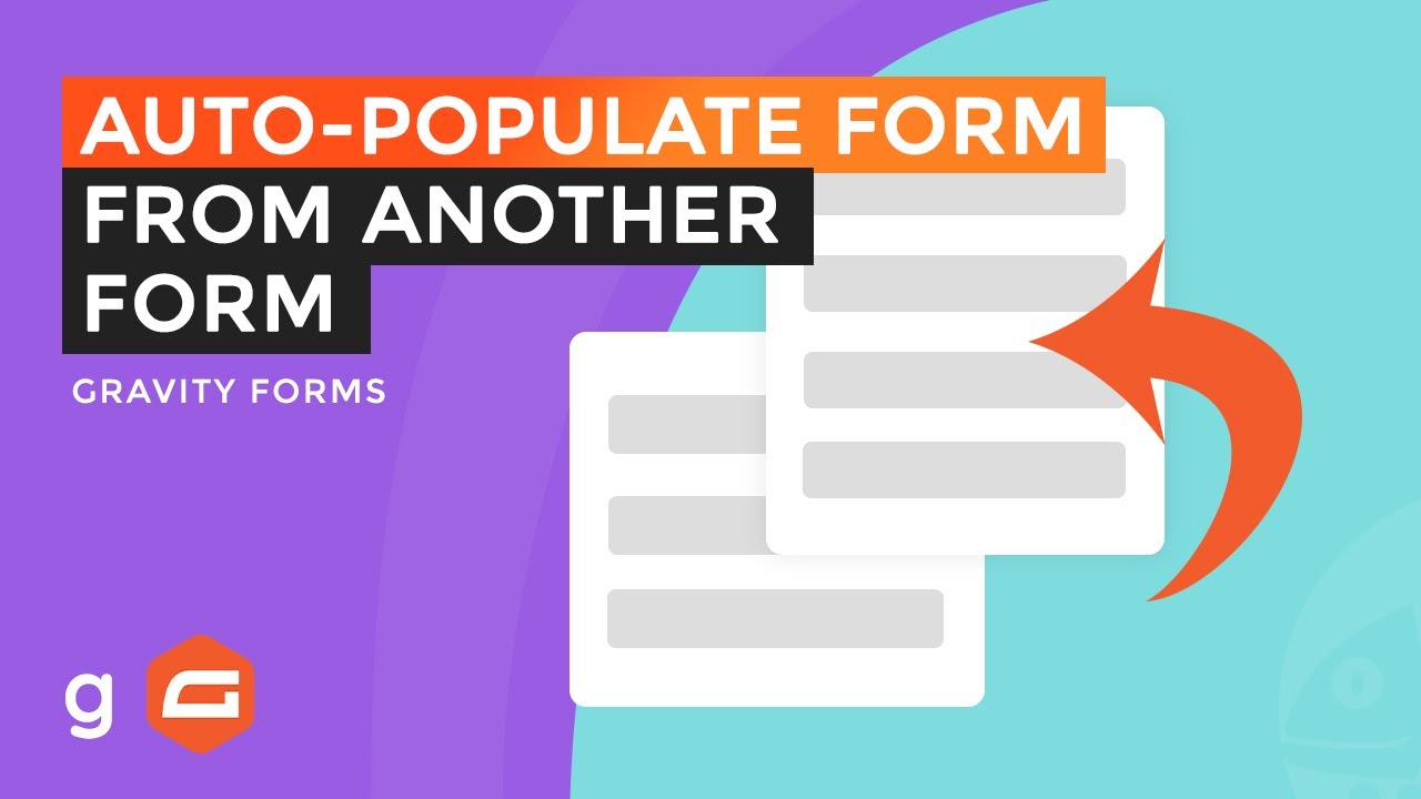 How to Auto Populate Form Fields with Data from Another Form using Gravity Forms #gravityform