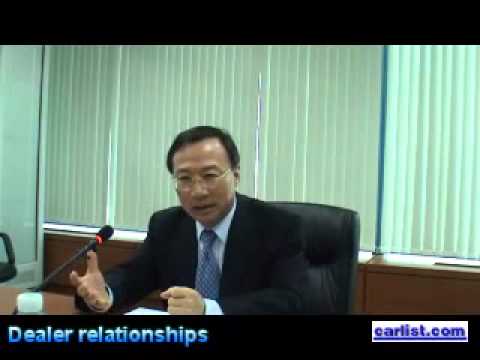 Dong-Jin Kim, Vice Chairman & CEO of Hyundai, on car dealers and cars in Seoul, South Korea in 2008