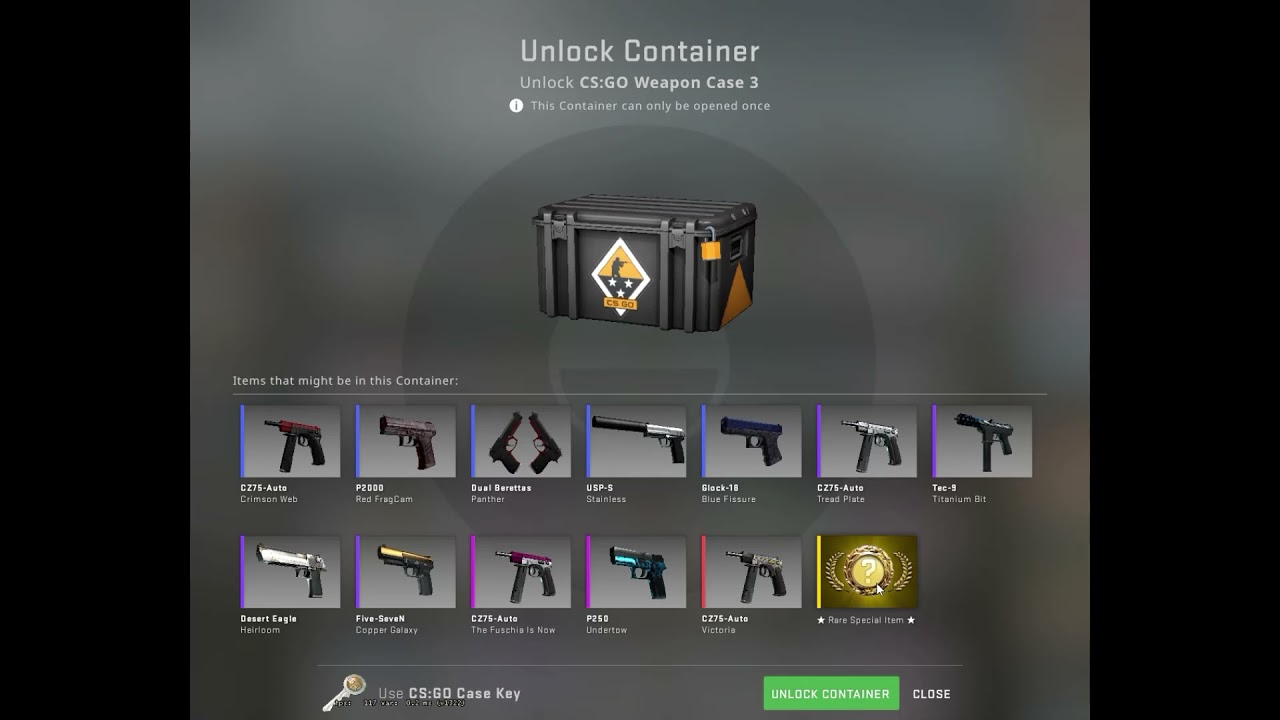 Weapon Case 3 Opening