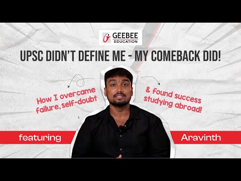 From UPSC Aspirant to Studying Abroad on a FULL Scholarship! | Geebee education | Chennai to UK