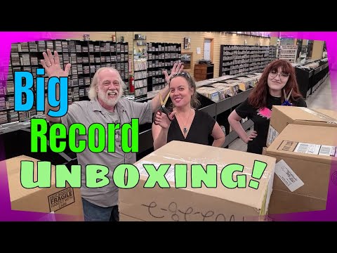 Unboxing New Vinyl Records & More from the Record Store