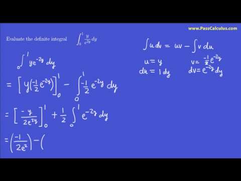 Calculus - Integration by Parts - Practice Problem 1