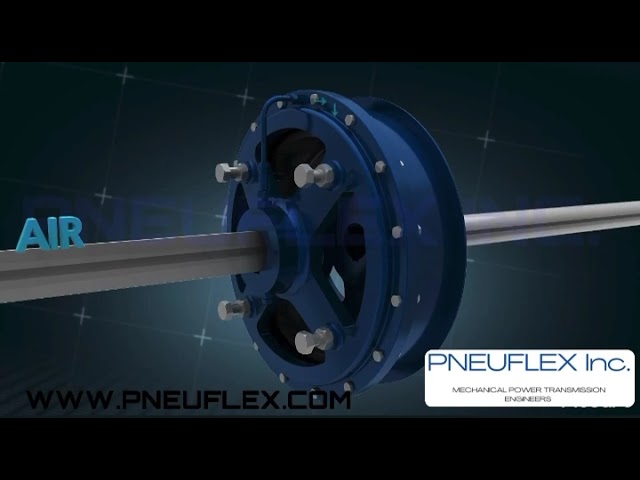 Industrial Pneumatic Radial Drum Clutches & Brakes - Pneumatic Clutch ...