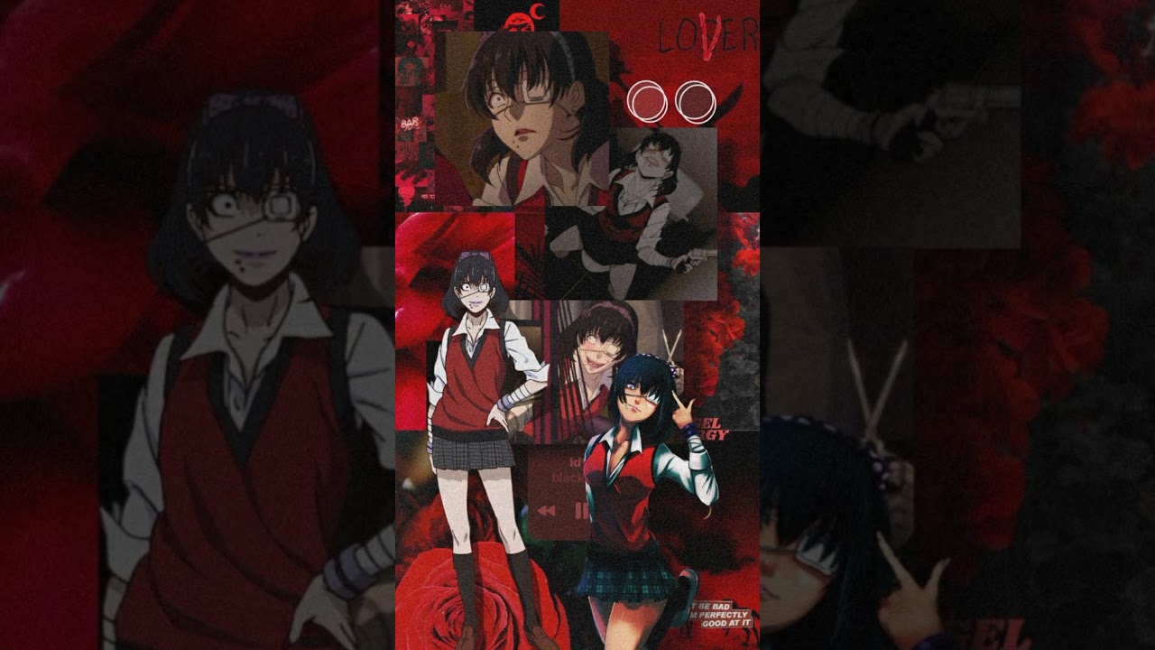 wallpaper de kakegurui ❤️🖤❤️