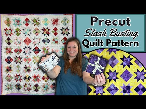 NEW Quilt Pattern using Precut Fabrics! | Quilt Tutorial