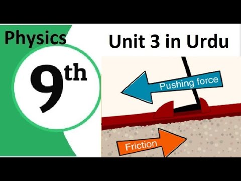 Physics 9 in Urdu/Friction/unit 3.5
