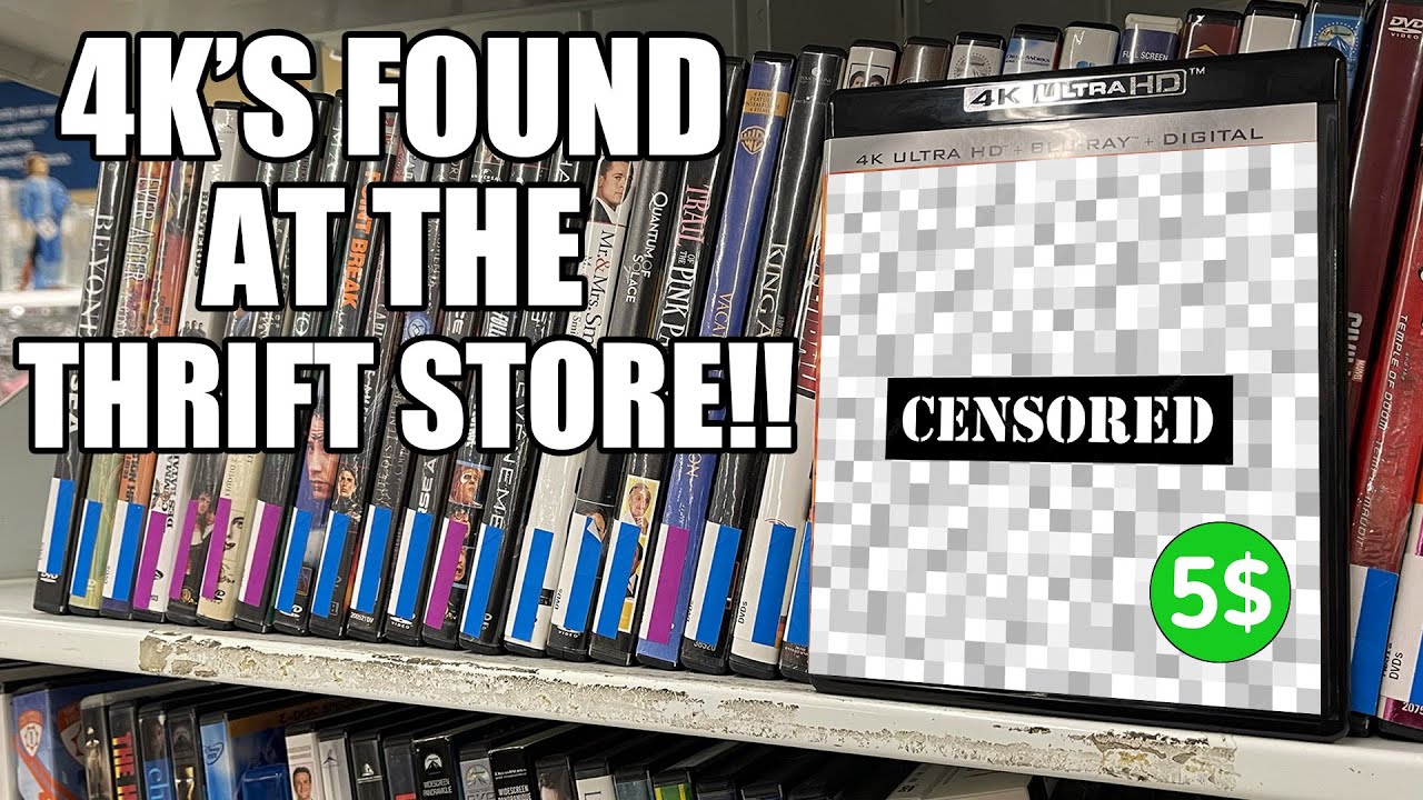 4K BLU-RAYS FOUND AT THE THRIFT STORE!!!!
