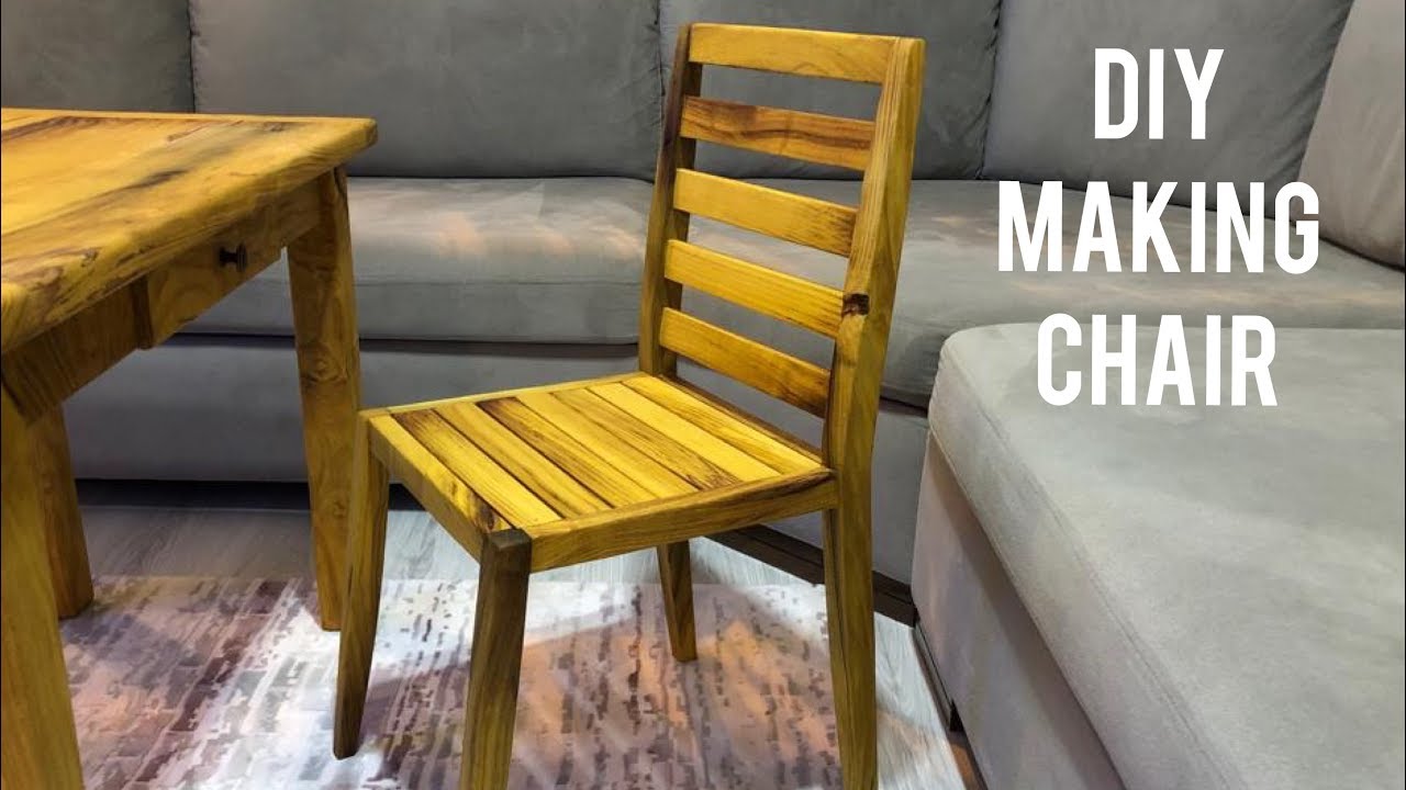 Ahşap sandalye yapımı / Making a wooden chair / Making a chair / How to make a wooden chair