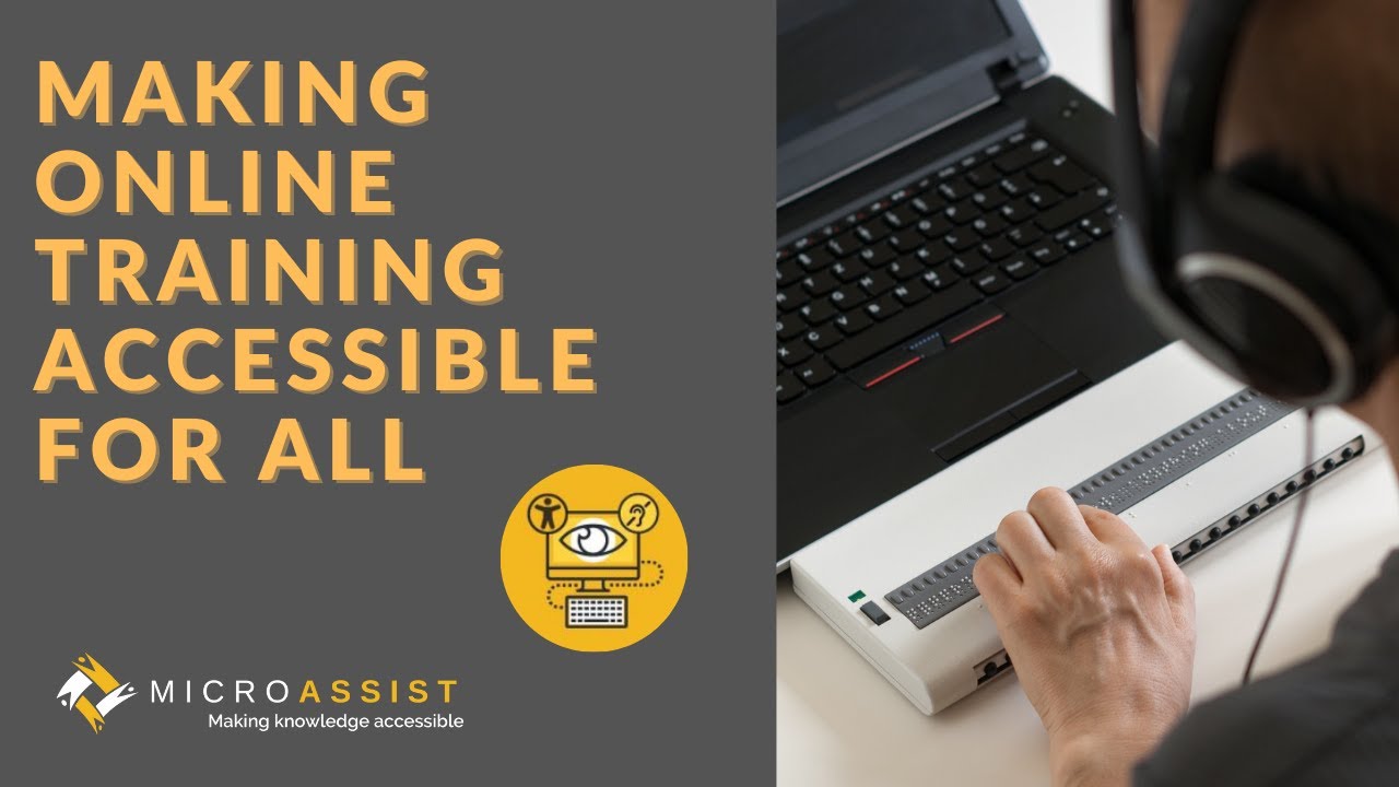 How to Make Online Training Accessible?