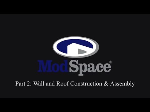 Assembly and Roof Construction of a Modular Building | ModSpace
