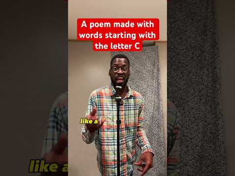 A poem starting with random words starting with the letter C