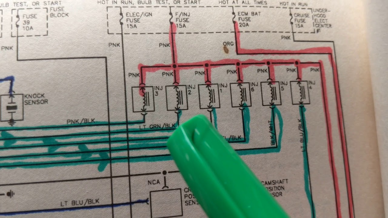 HOW CAR COMPUTER CALLED THE PCM FOR CHEVYS works from wiring diagram simplified