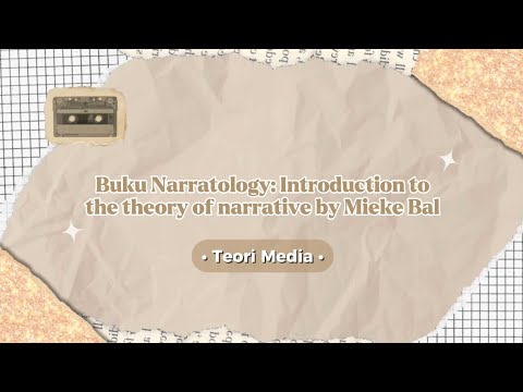 Buku Narratology: Introduction to the theory of narrative by Mieke Bal