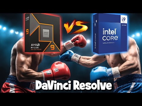 DaVinci Resolve: Ryzen 9 9950X vs Intel Core-i9 14900K