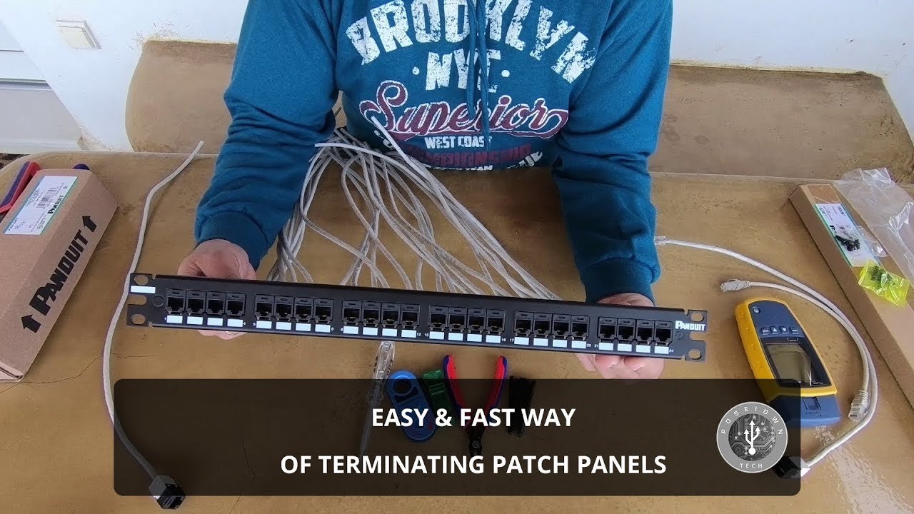 Terminating Patch Panel - How to do it fast and easy