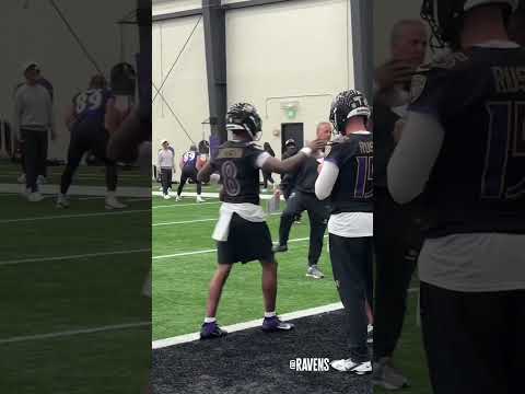 Ravens QB Lamar Jackson ARRIVES @ 2025 OTAβs π₯π± #nfl #shorts