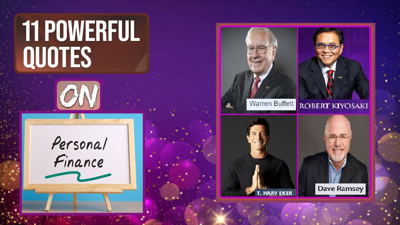 Financial Wisdom: Lessons from 11 Famous Quotes on Personal Finance by Warren Buffett and others