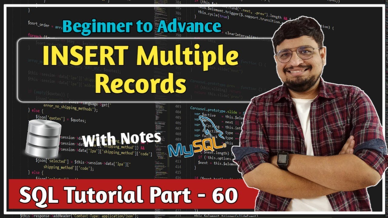 How to insert multiple records In a SQL Table using single insert statement | | SQL Tutorial PART 60
