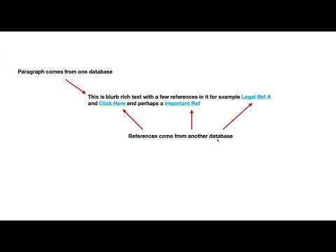 Creating hyperlinks that trigger workflows in a dynamic rich text ...