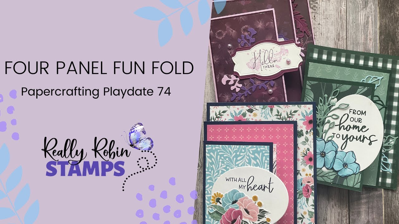 Four Panel Fun Fold | Papercrafting Playdate 74