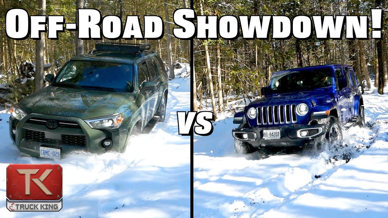 Jeep Wrangler Sahara and Toyota 4Runner Face-Off in the Canadian Winter ...