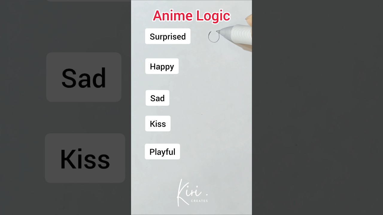 Anime Logic - How to draw anime mouth in different ways & expressions #howtodrawanime #howtodraw