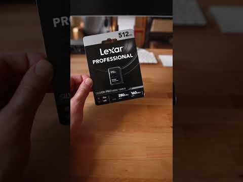 Lexar Silver Pro 512GB - Best professional SD card for 4K video recording?