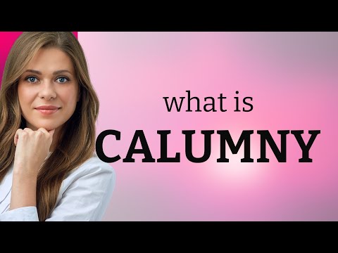 Deciphering "Calumny": Unveiling its Meaning and Use!
