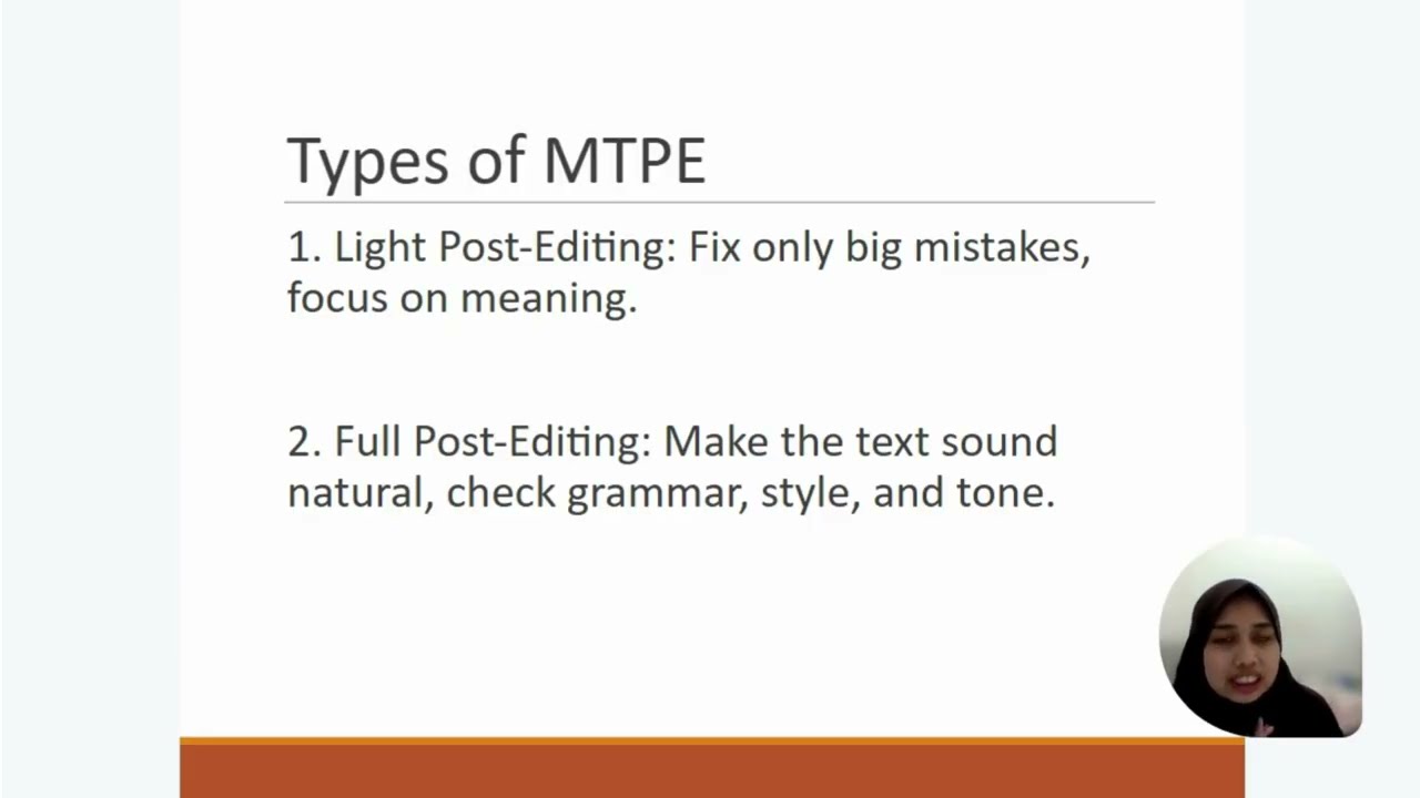 Supplement Machine Translation Post Editing (MTPE) Group 4