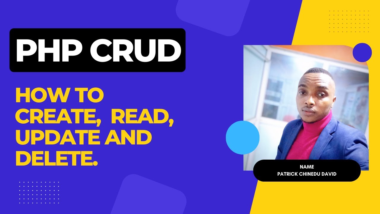 How to Create PHP CRUD | Create, Read, Update, Delete | CRUD Operation.