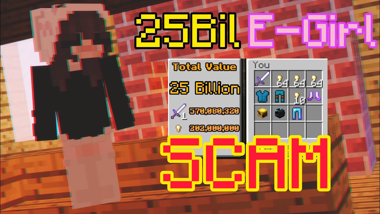 The Fake Minecraft E Girl Who Scammed 25k Usd | Hypixel Skyblock