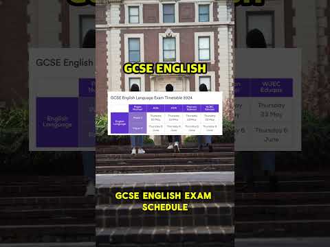 GCSE Exam Dates 📅 #maths #english #ukeducation #GCSE #Gcses