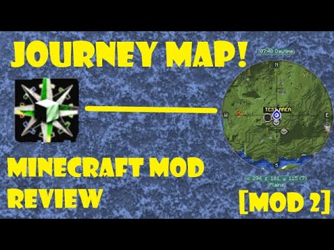JourneyMap Minecraft Mod Review!!