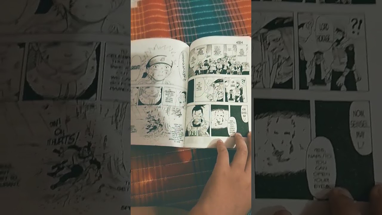 got my new naruto vol 1 and 2 manga's after 16 days of order from amazon #shorts #naruto #2023