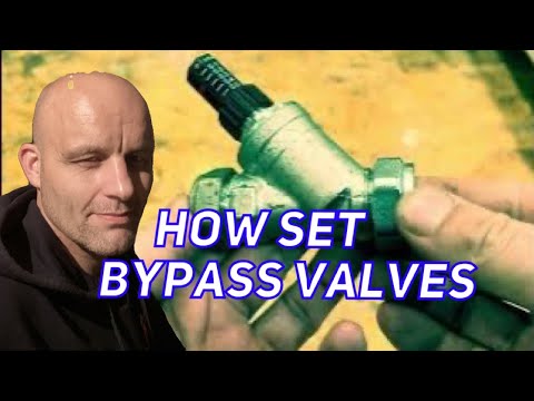 How to set auto bypass valves