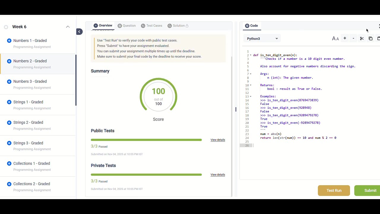 PYTHON WEEK 6 ALL GRPA ASSIGNMENT