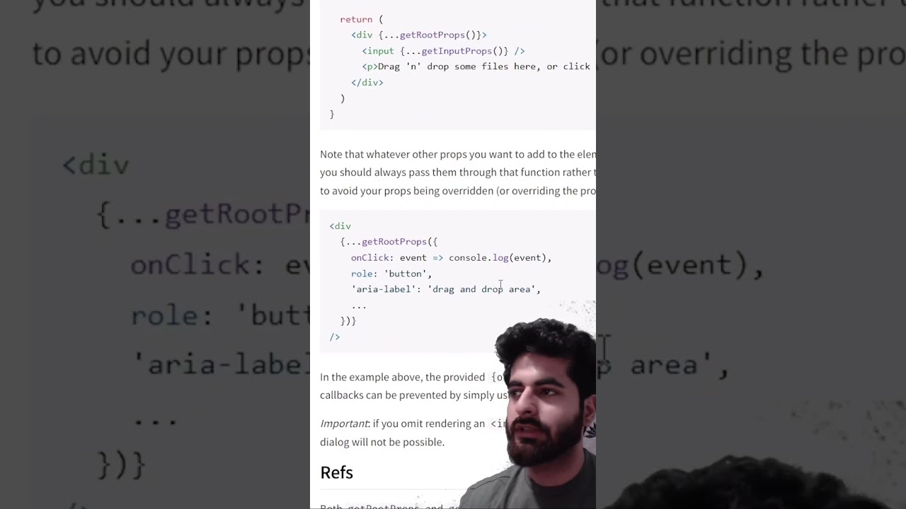 react dropzone #coding #programming #react #javascript