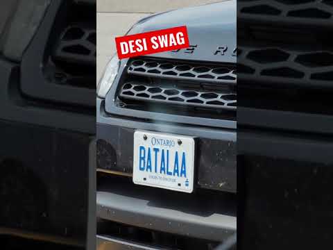 Custom number plates in Canada #shorts #shortvideo #chattyandscatty