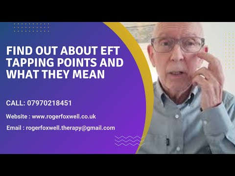 Find out about EFT tapping points and what they mean I EFT Glasgow I Roger Hypnotherapist