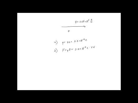 An alpha particle is placed in a 5.64x10^4 N/C electric field. Determine the: a. The charge on the …