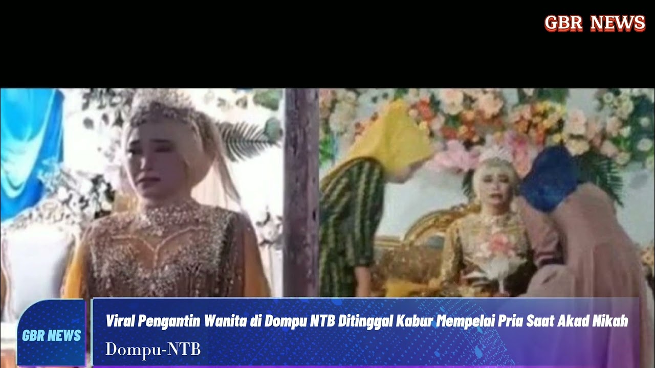 Viral Pengantin Wanita di Dompu NTB Ditinggal Kabur Mempelai Pria Saat Akad Nikah