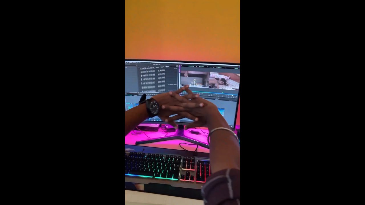 ✂️ Avid editor at work 📷 Rajan Kd