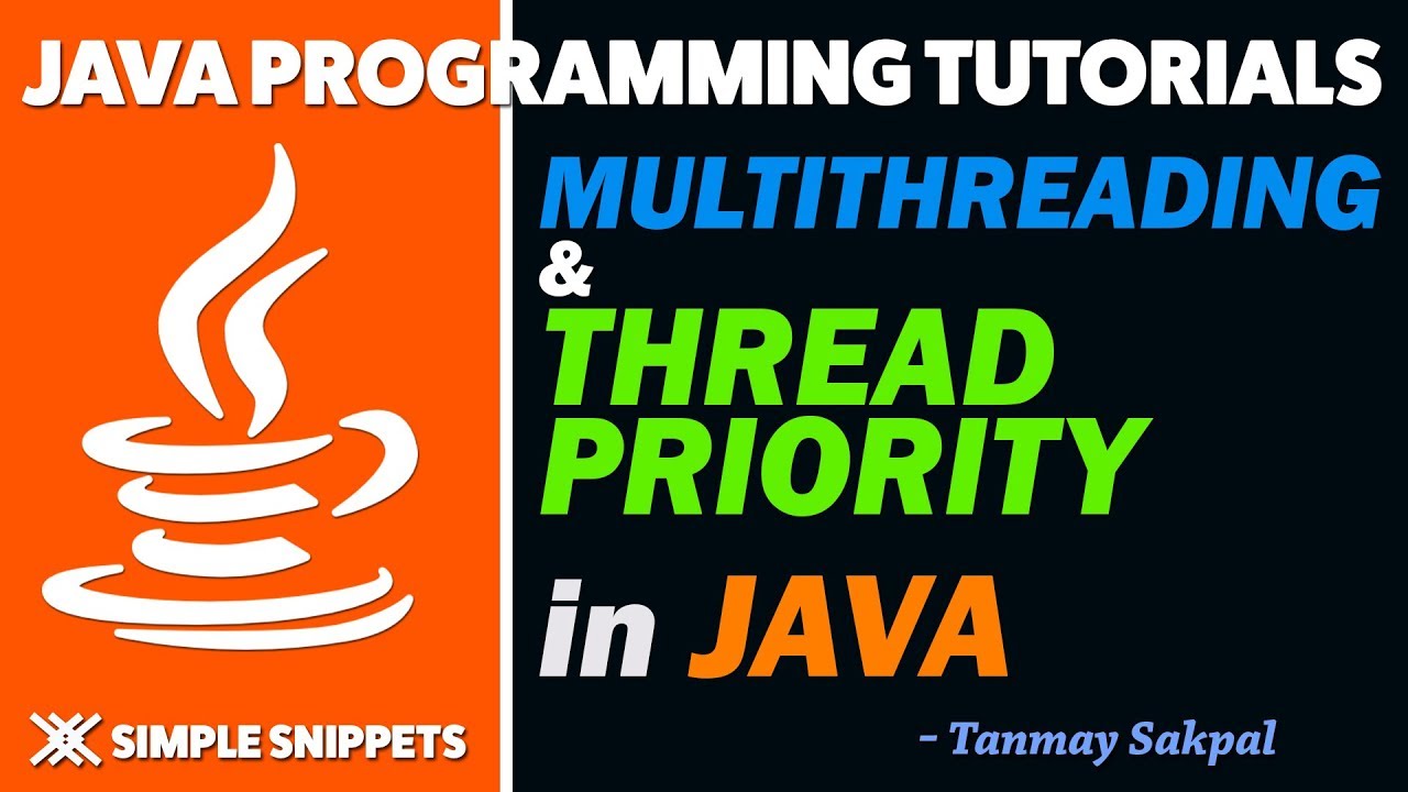 Thread Priority in Java Multithreading | Multithreading Part - 4