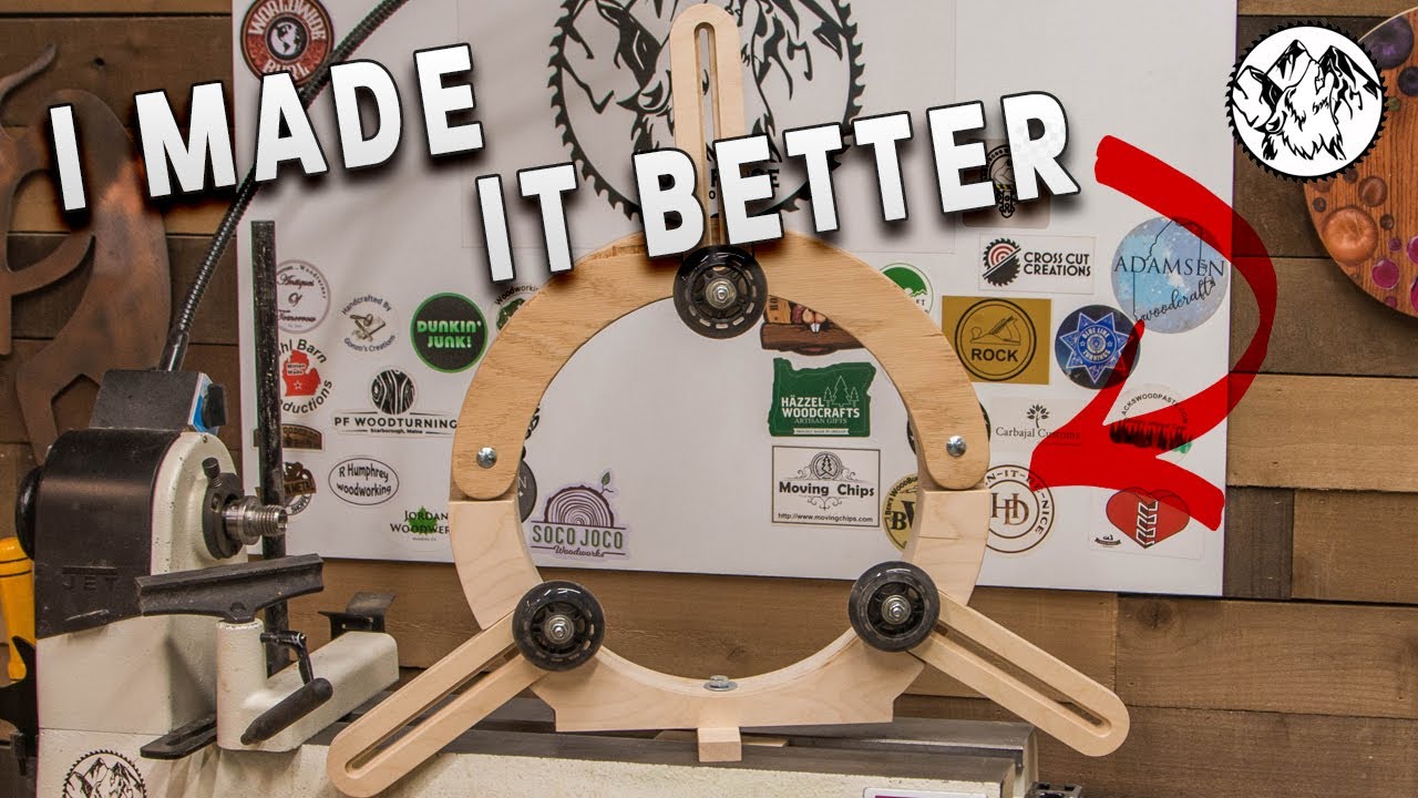 Woodworking: Steady Rest version 2.0