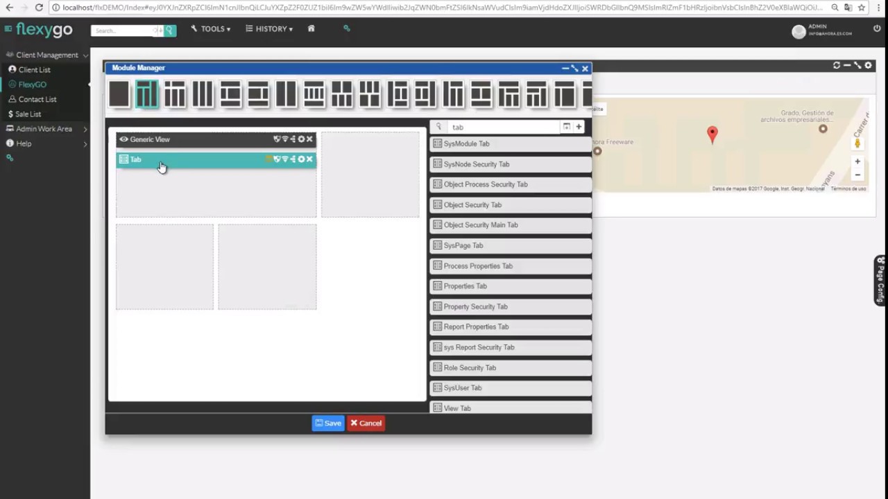 Gestión de módulos | Tutorial Flexygo