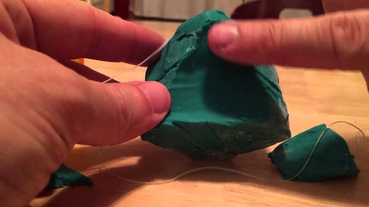PlayDoh, Floss and Cross Sections in Cubes