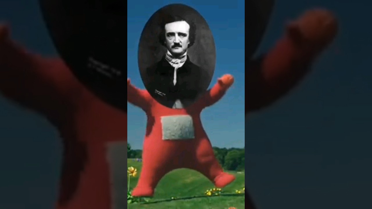Poe #teletubbies #edgarallenpoe #funny #memes #mustwatch