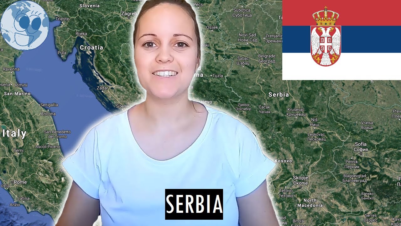 Zooming in on SERBIA | Geography of SERBIA with Google Earth