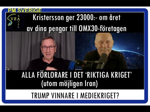 PM Sverige 51: Alla förlorare i det riktiga kriget men, spelar roll, Trump vann ju mediekriget!