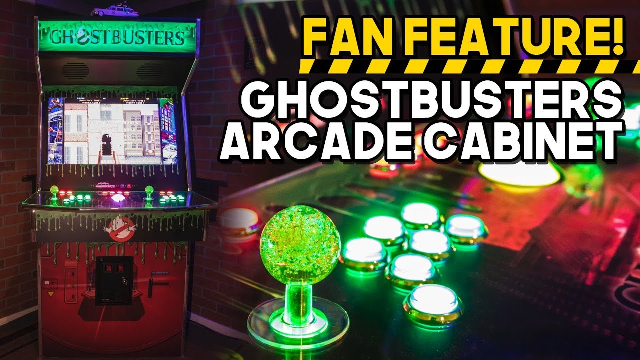 Insane Ghostbusters Arcade Cabinet! (FAN FEATURE)